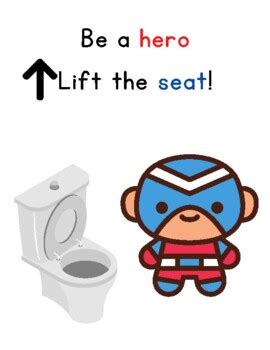 Toilet Seat Sign