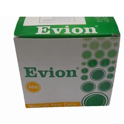 600 Mg Evion Vitamin E Capsule At Rs 62box Evion Vitamin E Capsules