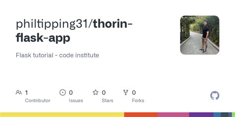 Github Philtipping31thorin Flask App Flask Tutorial Code Institute