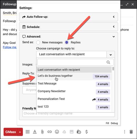 How To Send A Follow Up Email Campaign Manually
