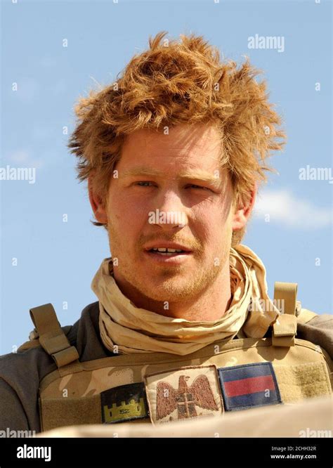 Prince Harry Looks Thoughtful In The Desert In Helmand Province