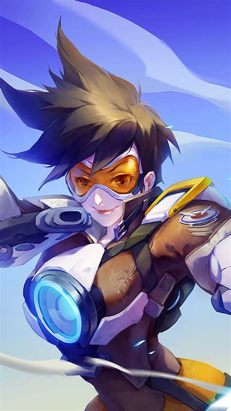 Tracer Overwatch 4k 181 Wallpaper Iphone Phone