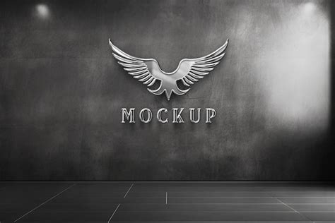 Clean Simple Logo Mockup Premium Psd