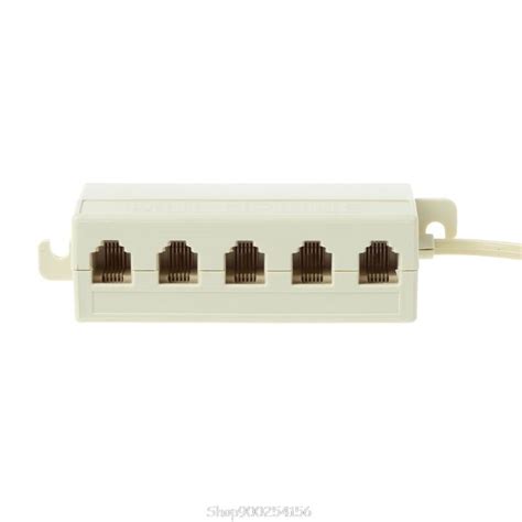 Rj11 Jack 5 Way Outlet Telephone Phone Modular Lin Vicedeal