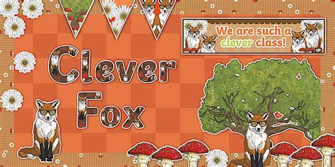 Clever Fox Bulletin Board Pack