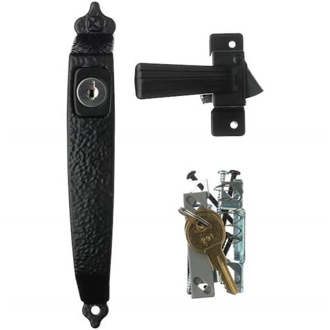 Reviews For Wright Products Tie Down Keyed Push Button Door Latch For