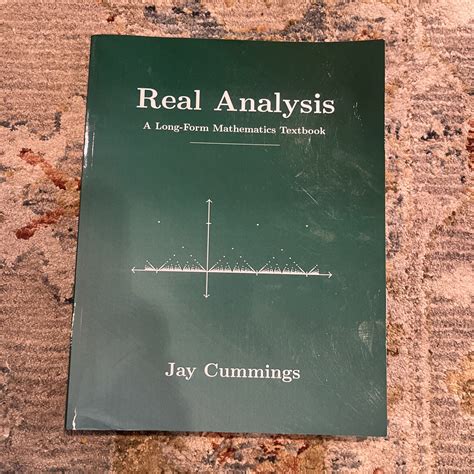 Realanalysis3aalong Formmathematicstextbookbyjaycummings