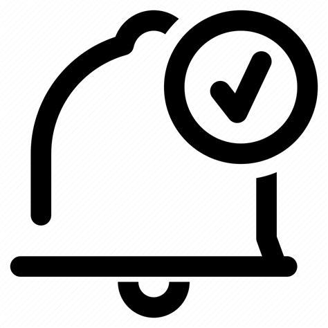 Bell Approve Alarm Check Sign Alerts Icon Download On Iconfinder