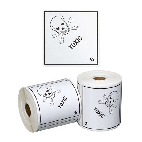 Dg Label Toxic 61 Whiteblack 99mm X 99mm Ecomake