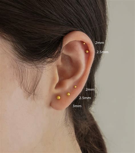 Gold Stud Earrings For Women