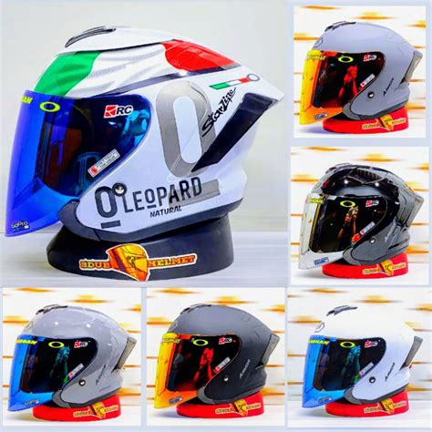 Jual Helm Js Armor Motif Leopard Spoiler 3d Shopee Indonesia