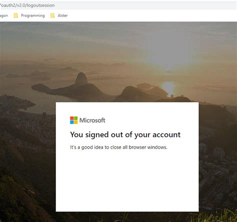 Logout Is Not Working Properly Issue 2422 AzureAD Microsoft Authentication Library For Js