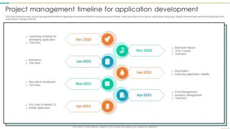 Multi Project Timeline Slide Team