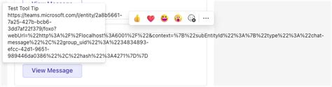Tooltip Not Working As Expected In Microsoft Teams Microsoft Qanda