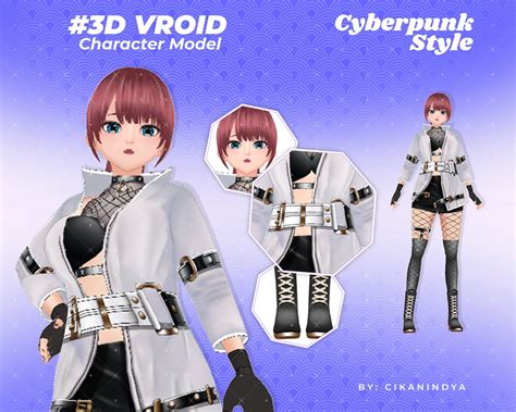 3d Vroid Character 3d Vroid 3d Model Commission Persona