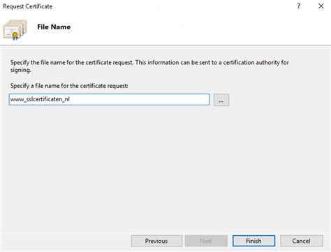 IIS Generate CSR