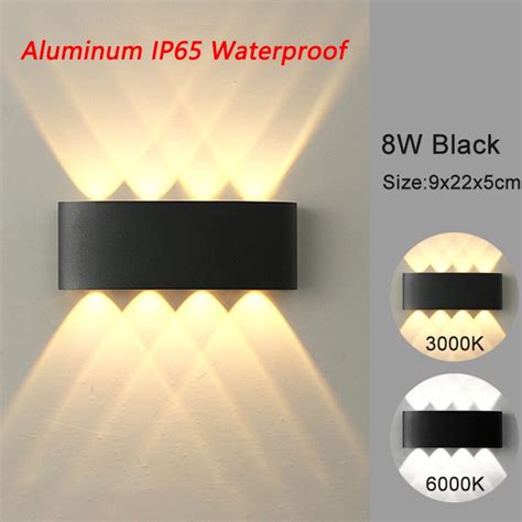 Electric Led Wall Lamp Indoor Outdoor Lampu Dinding Waterproof Porch Lights Home Up Down Wall