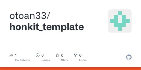 Github Otoan33honkittemplate