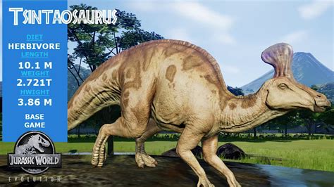 Tsintaosaurus Jurassic World Evolution Youtube