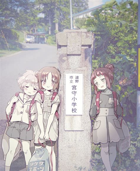 Kosegawa Shiromi Usuzawa Sae And Kakura Kurumi Saki Drawn By Hana