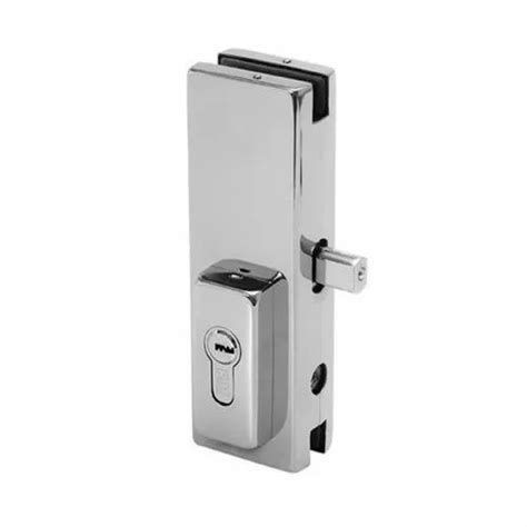 Stainless Steel Glass Door Center Patch With Lock At ₹ 500piece In