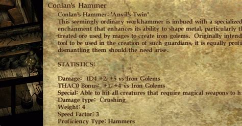 Best Crpgs Conlans Smithy Icewind Dale 1