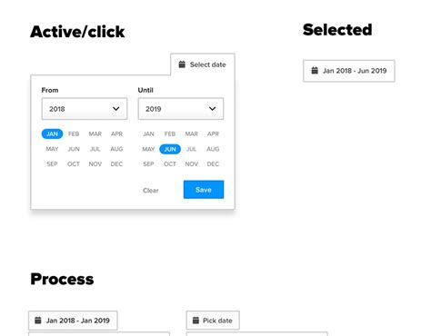 Date Pickerux On Behance Date Pickerux On Behance