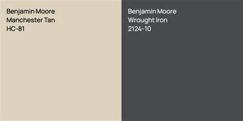 Benjamin Moore Manchester Tan Vs Benjamin Moore Sebring White Comparison