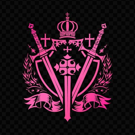 Premium Psd Psd Vector Regal Knight Crusader Order Emblem With