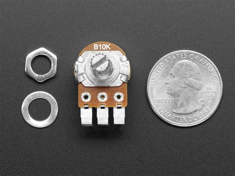 Panel Mount Right Angle 10k Linear Potentiometer W On Off Switch [10k Linear W Switch] Id