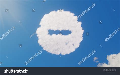 3d Rendering White Fluffy Clouds Shape Stock Illustration 1969733578