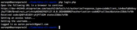 oauth 2 0 from the command line okta developer