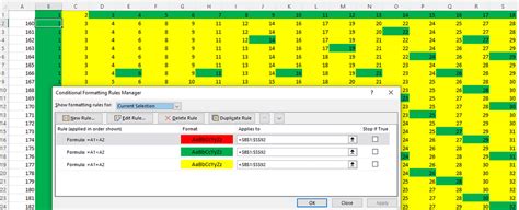 errors with conditional formatting and color shifts of cell r excel