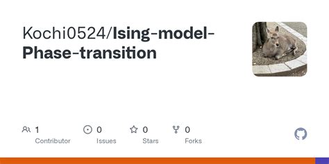 Ising Model Phase Transition Main F90 At Main · Kochi0524 Ising Model