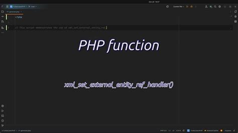 How To Use Xmlsetexternalentityrefhandler In Php Mastering Xml How To Use Youtube
