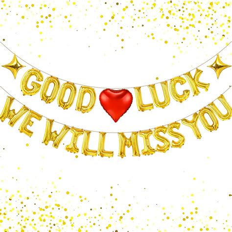 Goodbye And Good Luck Decorations