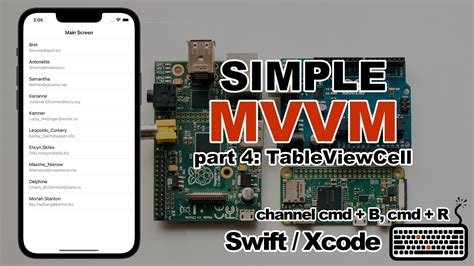 Swift уроки Simple Mvvm Part 4 Tableviewcell Youtube