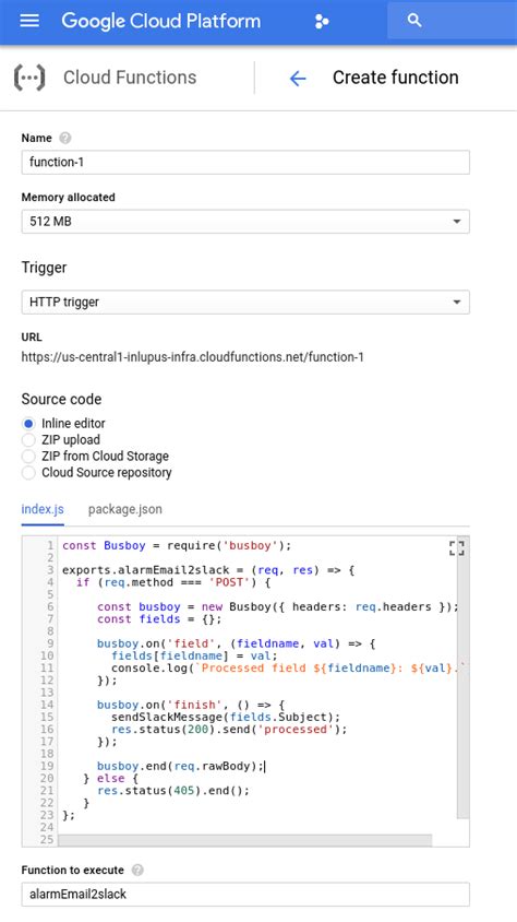Serverless Firefighting Deliver Emails To Slack Using Mailgun Google Cloud Functions