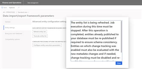 Truncate Entity List In Dynamics 365 Finance And Operations Parag Chapre