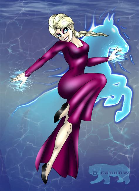 Frozen 2 Elsa And The Nokk By Bearhow On Deviantart