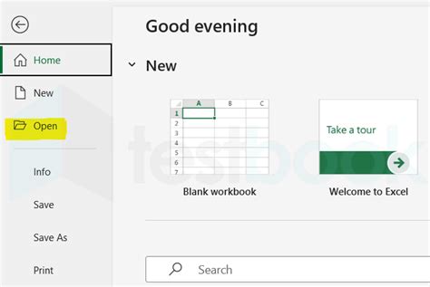 Solved Is Used In MS Excel 2010 To Open An Already Existing F