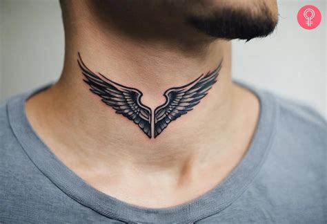 8 Best Wings Neck Tattoo Designs With Meanings
