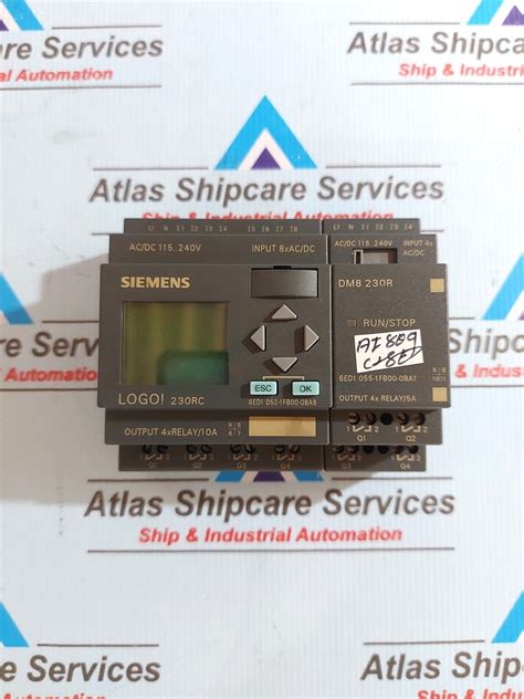 Siemens Logoi 230rc 6ed1 052 1fb00 0ba6 Logic Module Atlas Shipcare