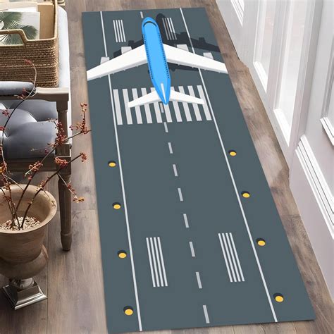 Runner Rug Runway Rug Track Rug Aircraft Rug Aviation Rug Airport