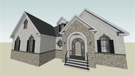 House Split Level Open Floor Plan 3d Warehouse