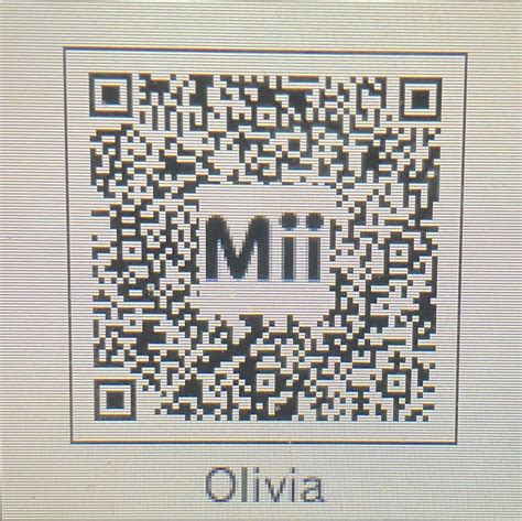 Olivia Mii Qr Code By Michaelar123 On Deviantart