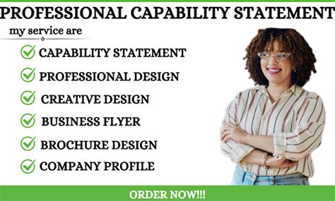 Design Government Capability Statement And Capability Statement By Maryjohnson7174 Fiverr