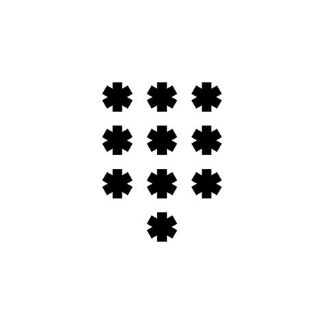 Password Icon Vector Design Templates 40257963 Vector Art At Vecteezy