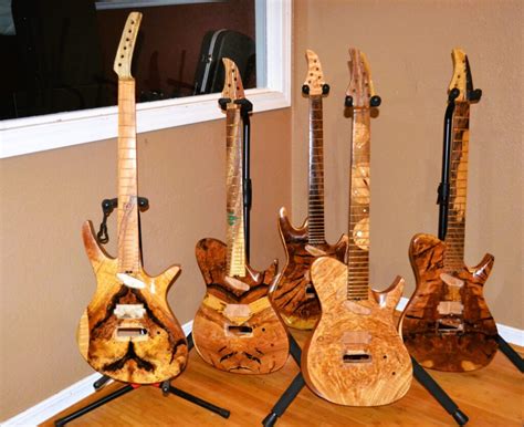 Bs Custom Guitars Exotic Bodies And Necks Ringed With Gold Buddy