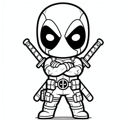 30 Kolorowanki Deadpool Do Druku Darmowe Pdf